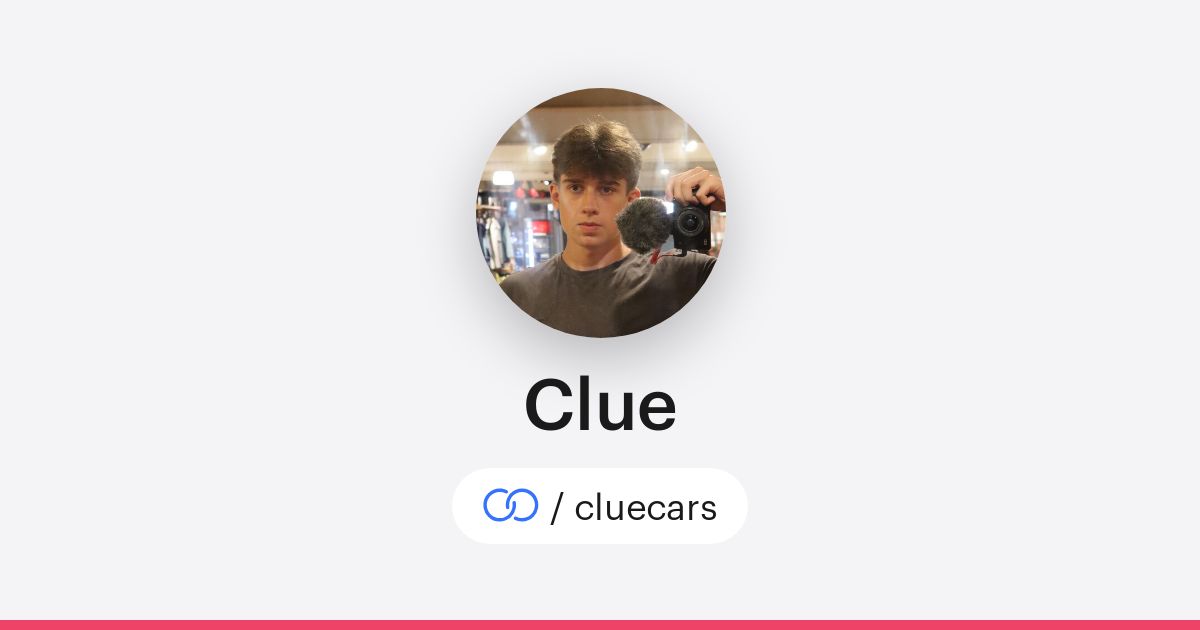 Clue (/cluecars) · solo.to