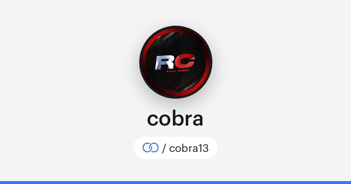 cobra (/cobra13) · solo.to