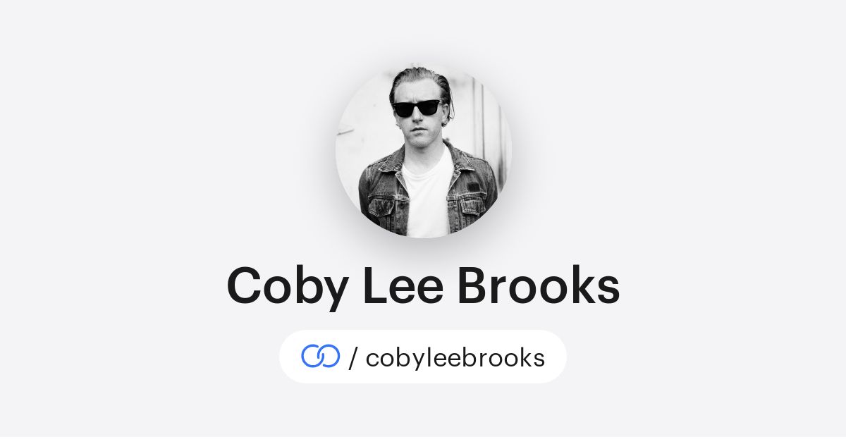 Coby Lee Brooks (/cobyleebrooks) · solo.to