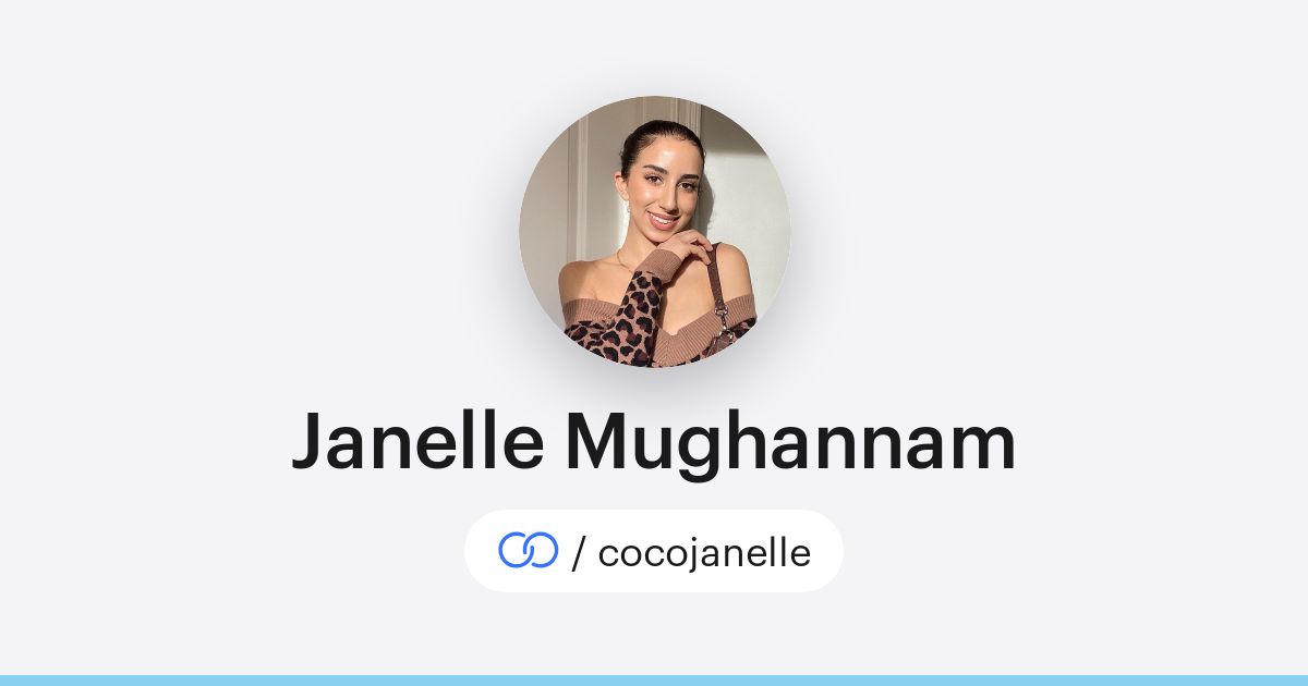 Janelle Mughannam (/cocojanelle) · solo.to