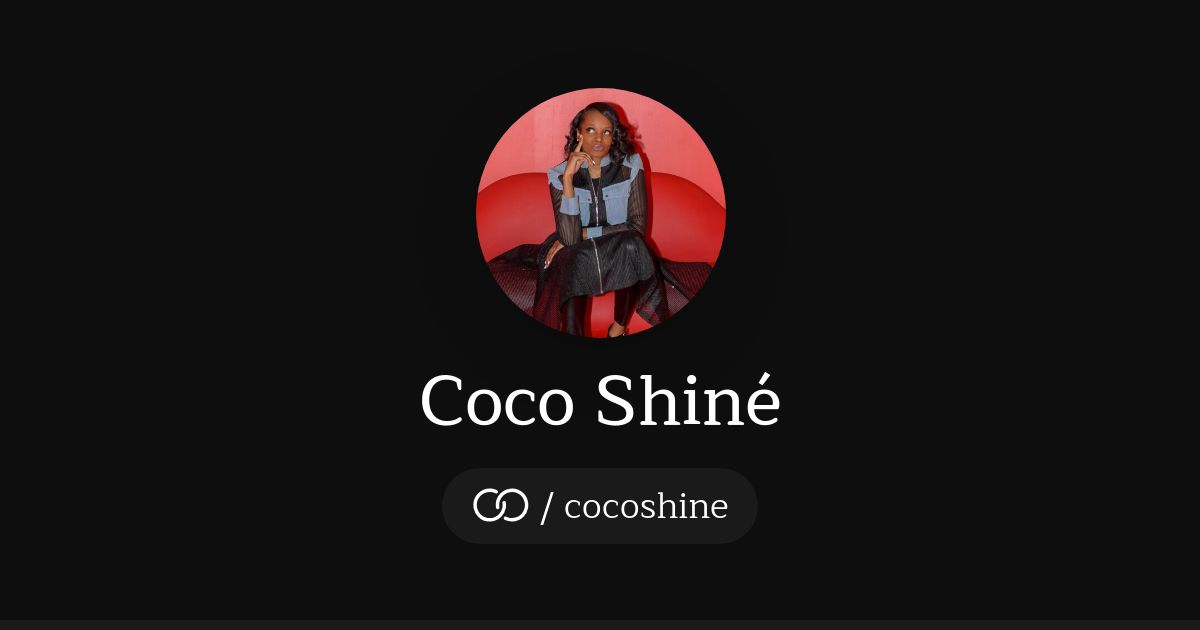 Coco Shiné (/cocoshine) · solo.to