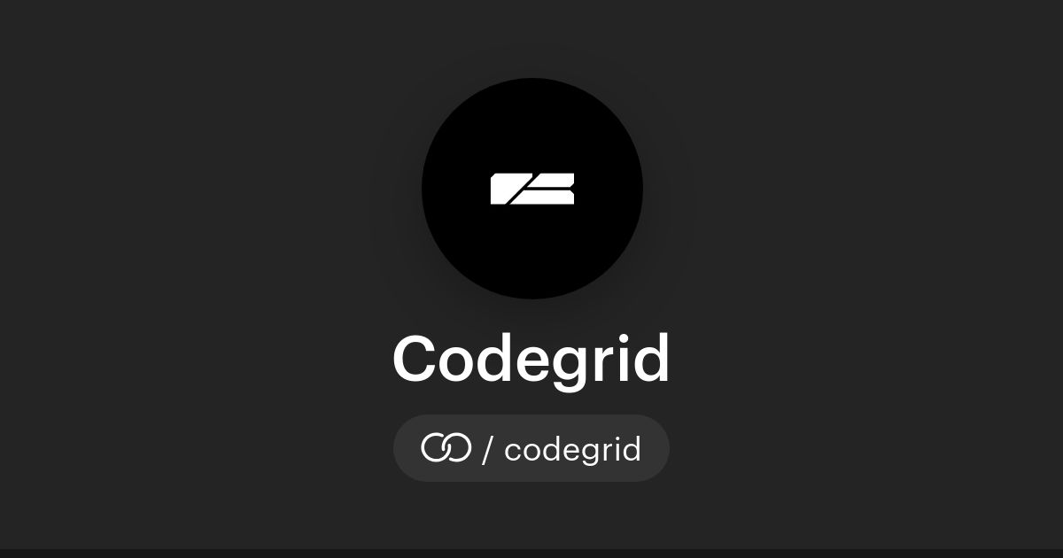 Codegrid · solo.to
