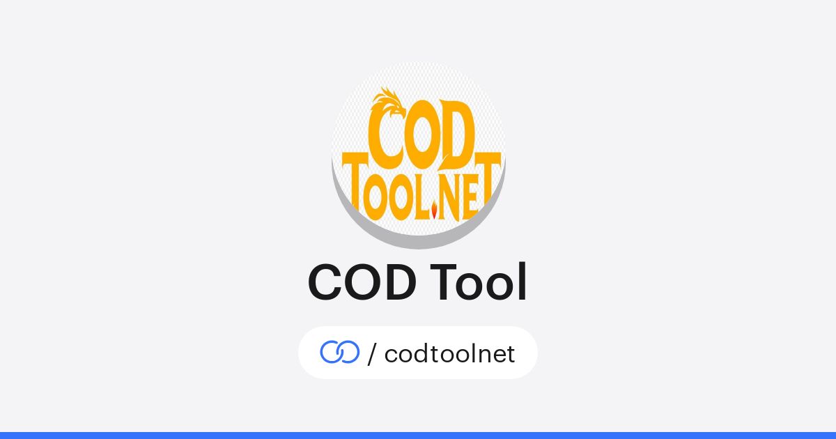 COD Tool (/codtoolnet) · solo.to