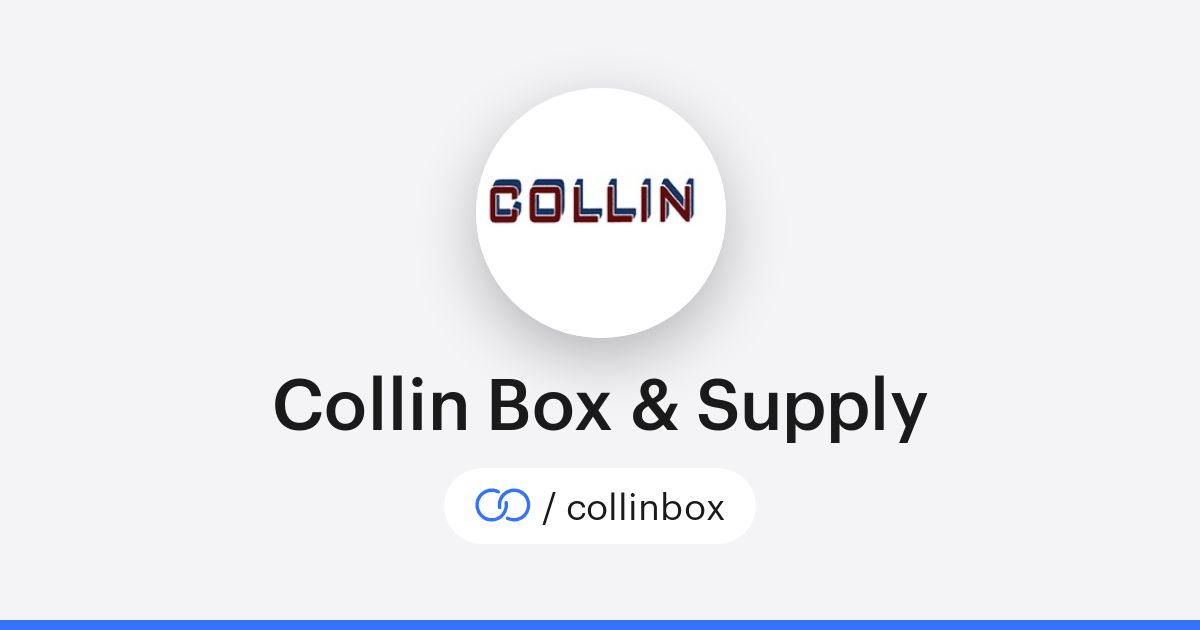 Collin Box & Supply (/collinbox) · solo.to