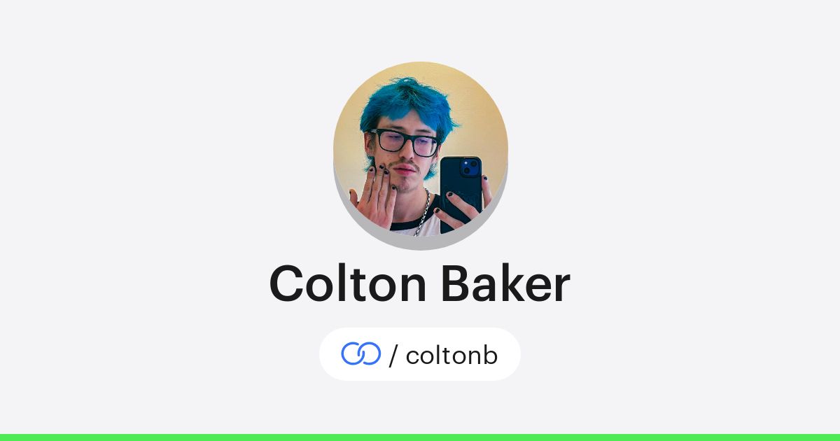 Colton Baker (/coltonb) · solo.to
