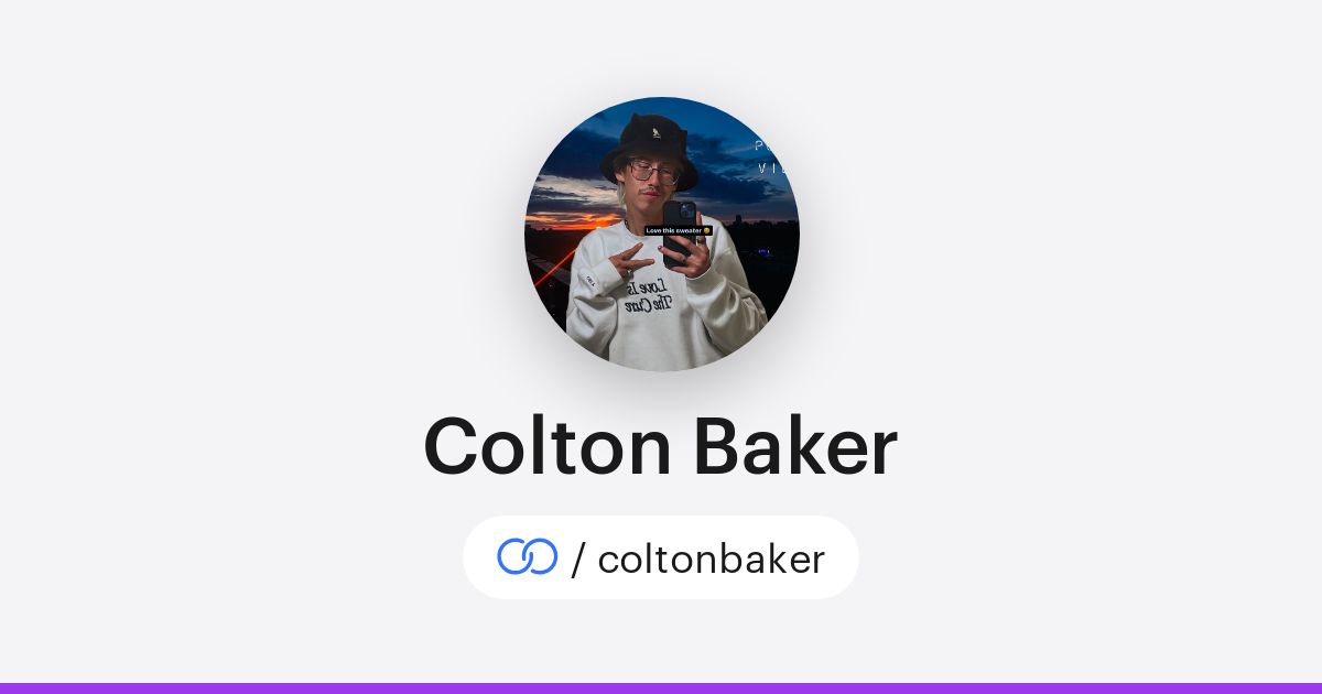 Colton Baker (/coltonbaker) · solo.to