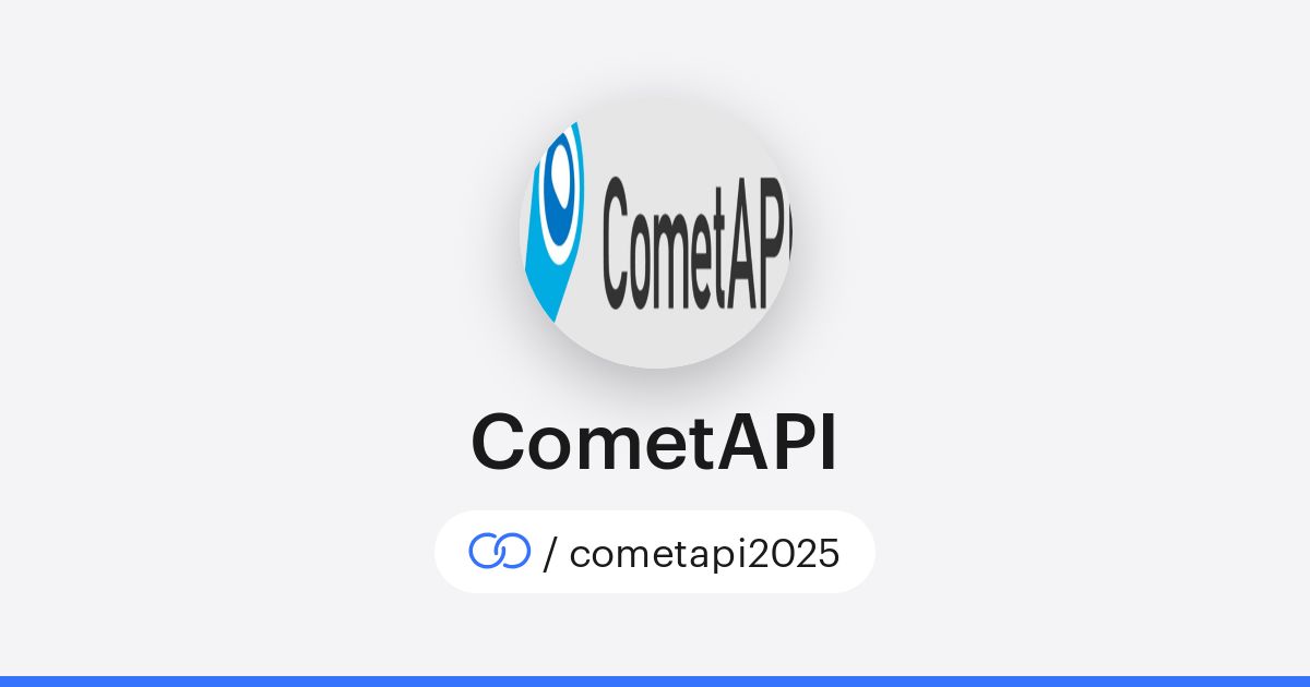 CometAPI (/cometapi2025) · solo.to