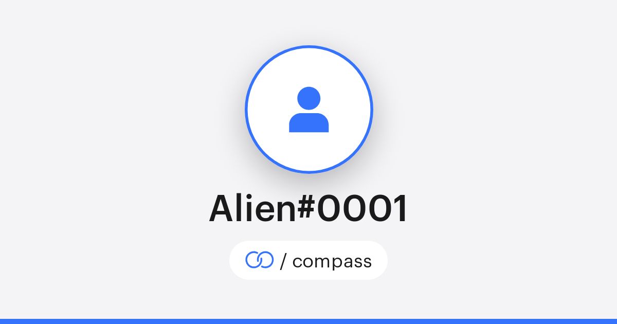 Alien#0001 (/compass) · solo.to