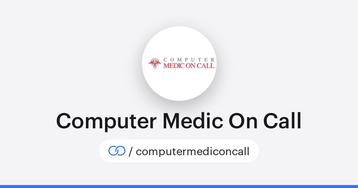 Computer Medic On Call (/computermediconcall) · solo.to