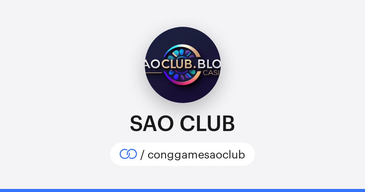 SAO CLUB (/conggamesaoclub) · solo.to