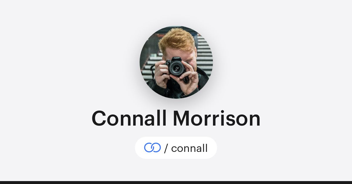 Connall Morrison (/connall) · solo.to