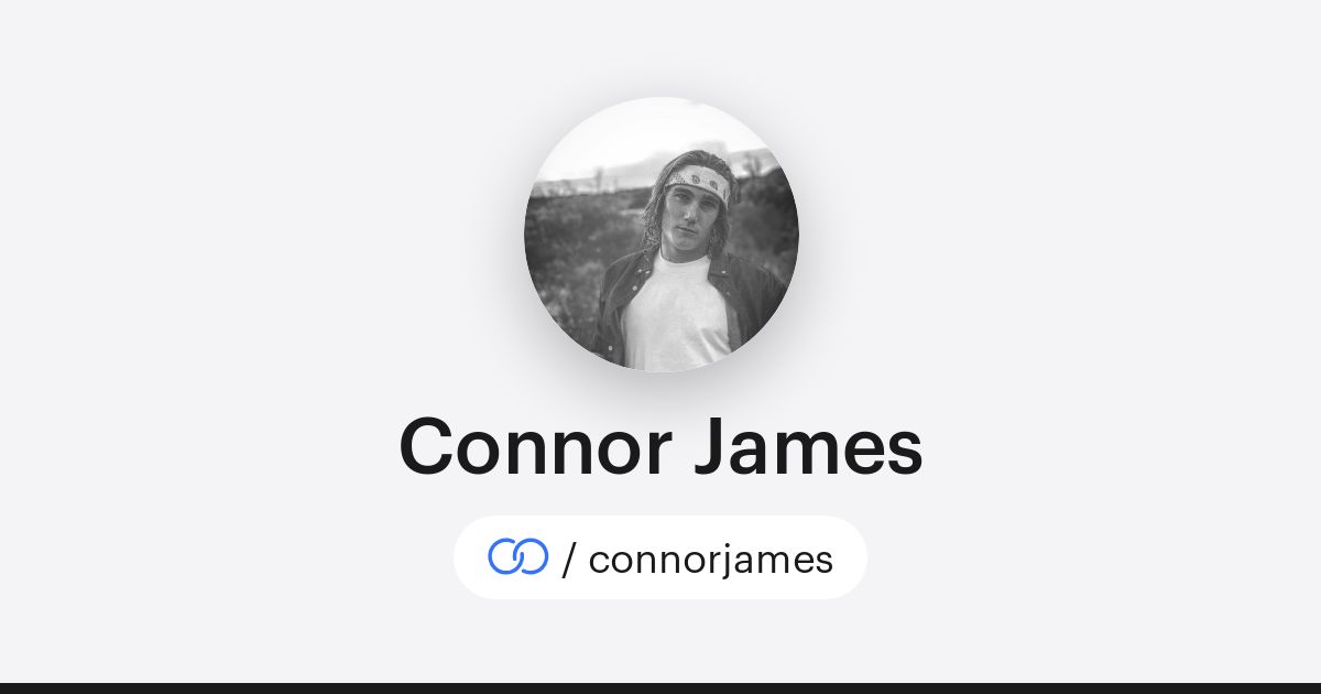 Connor James (/connorjames) · solo.to