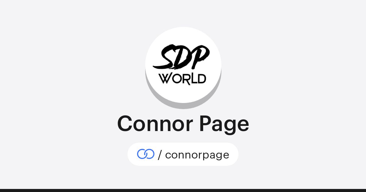 Connor Page (/connorpage) · solo.to