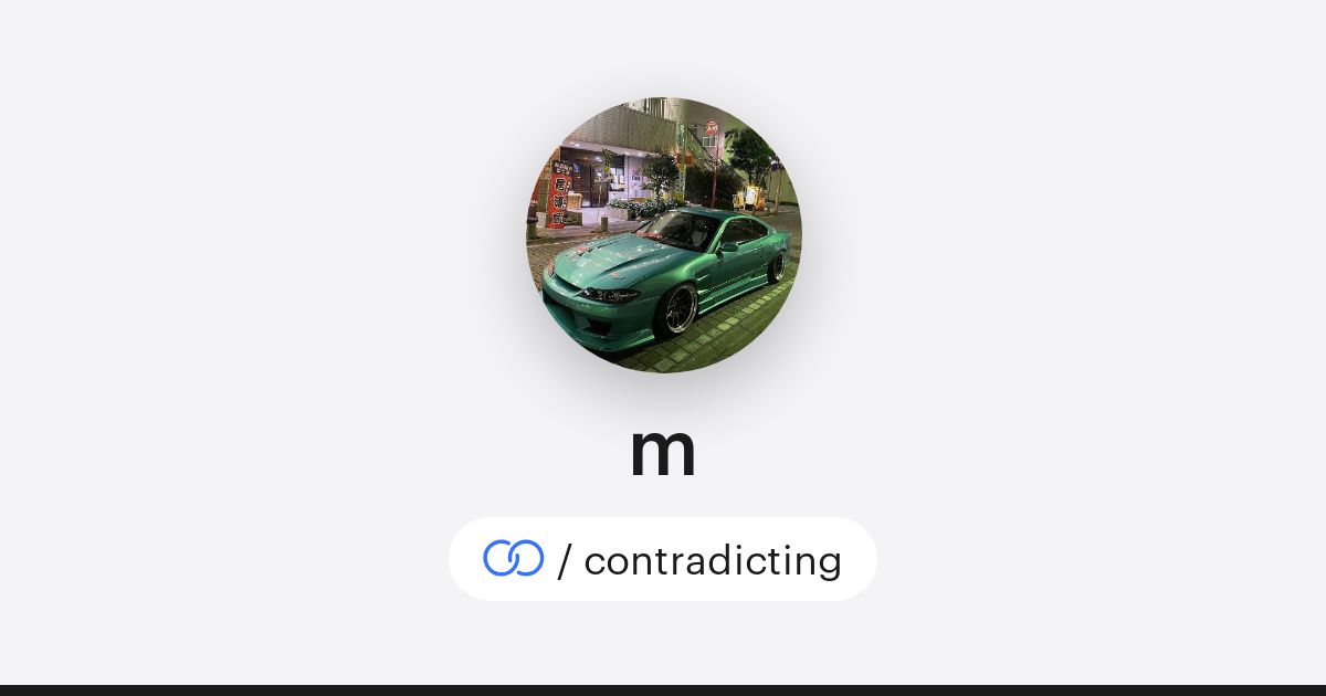 m (/contradicting) · solo.to