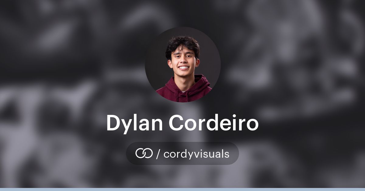 Dylan Cordeiro (/cordyvisuals) · solo.to