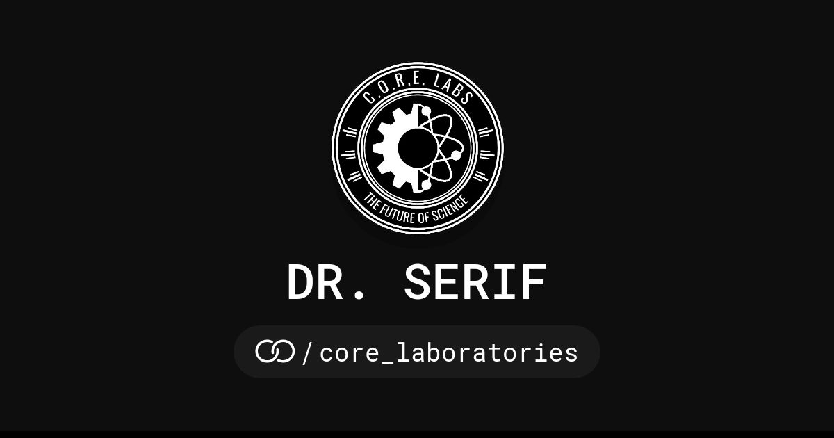 DR. SERIF (/core_laboratories) · solo.to