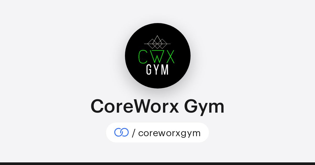 CoreWorx Gym (/coreworxgym) · solo.to