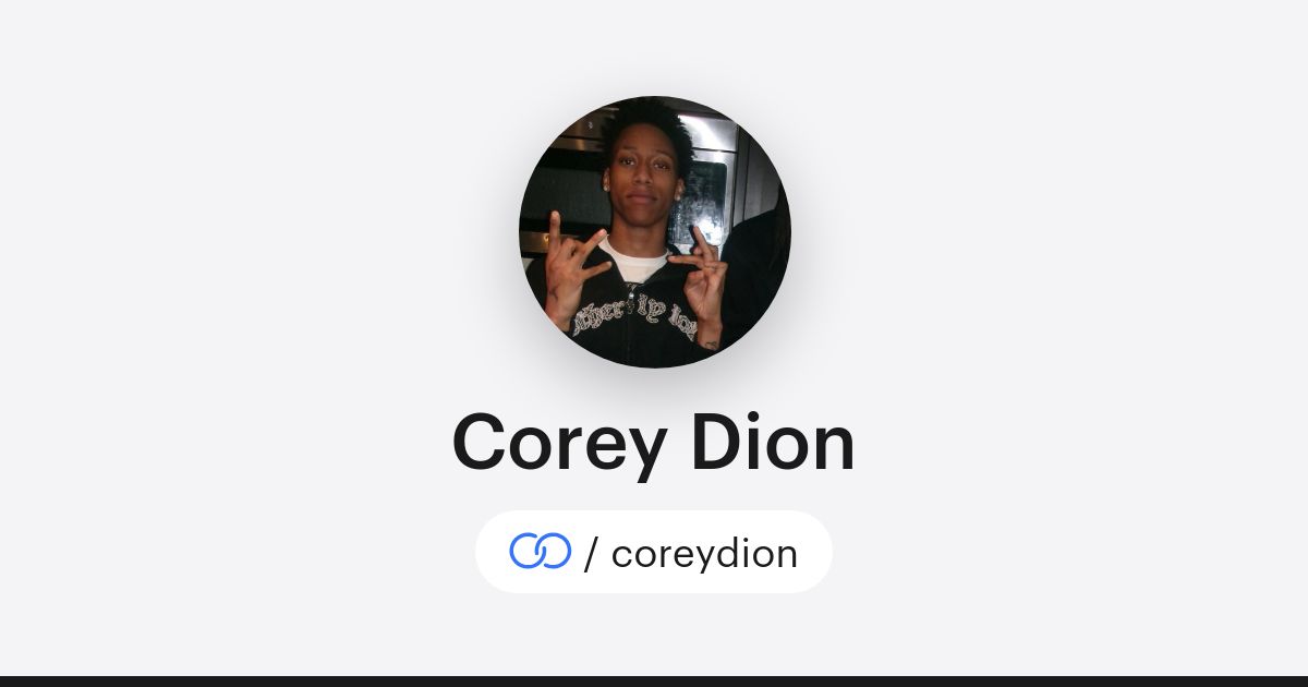 Corey Dion (/coreydion) · solo.to