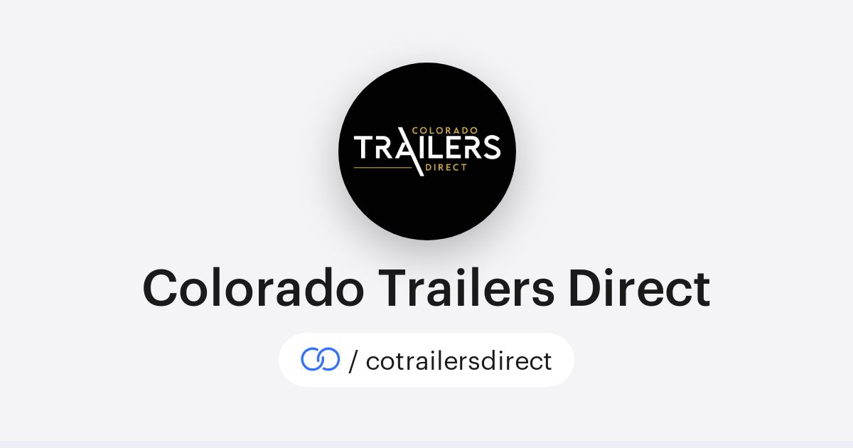 Colorado Trailers Direct (/cotrailersdirect) · solo.to