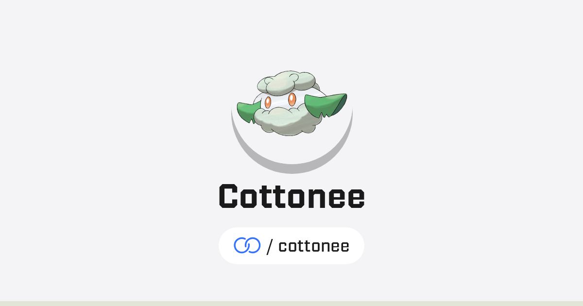 Cottonee · solo.to