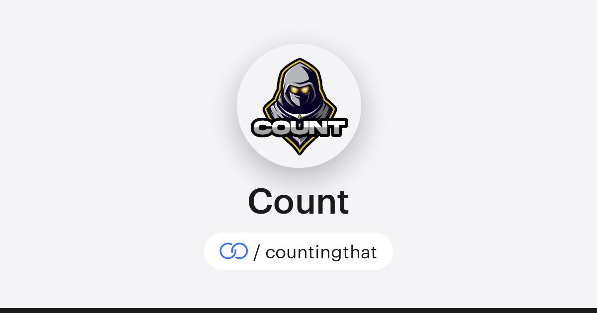 Count (/countingthat) · solo.to