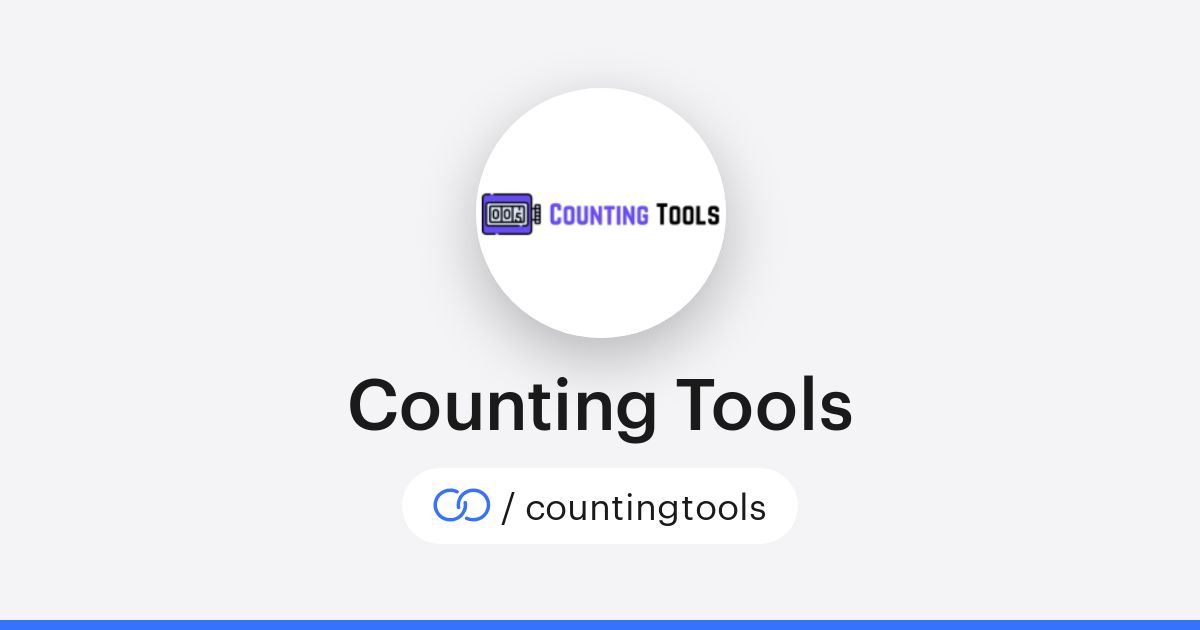Counting Tools (/countingtools) · solo.to