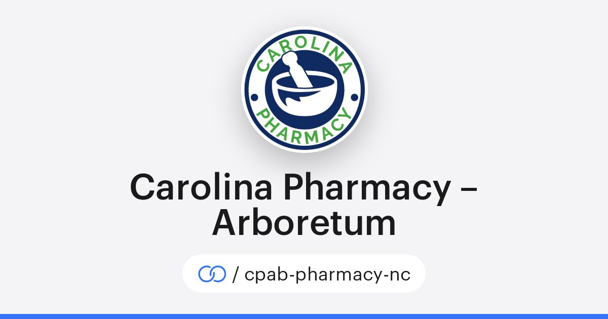 Carolina Pharmacy – Arboretum (/cpab-pharmacy-nc) · solo.to