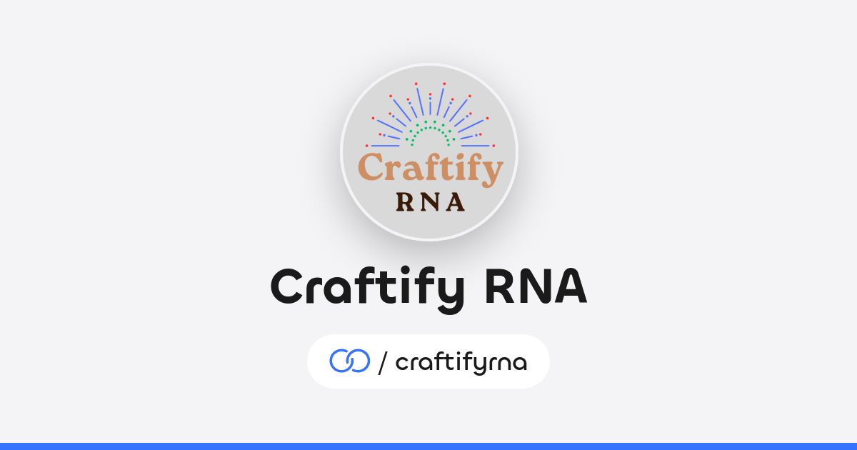 Craftify RNA (/craftifyrna) · solo.to