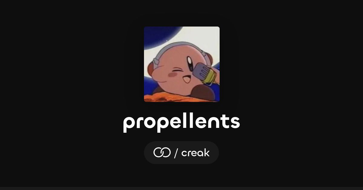 propellents (/creak) · solo.to