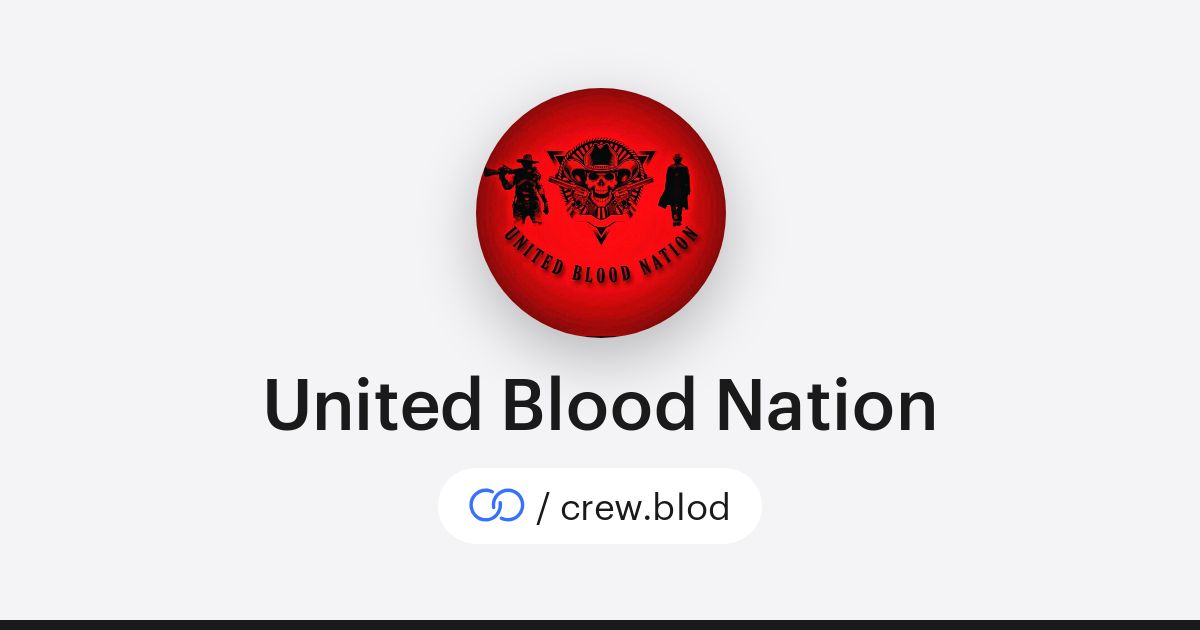 United Blood Nation (/crew.blod) · solo.to