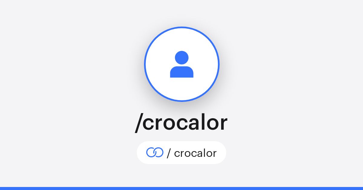 /crocalor · solo.to