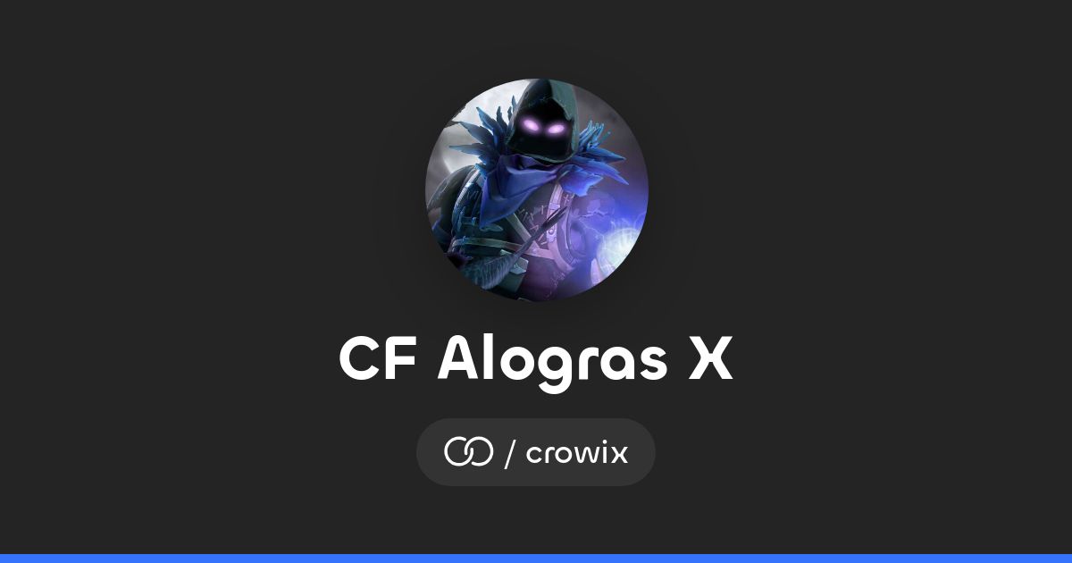 CF Alogras X (/crowix) · solo.to