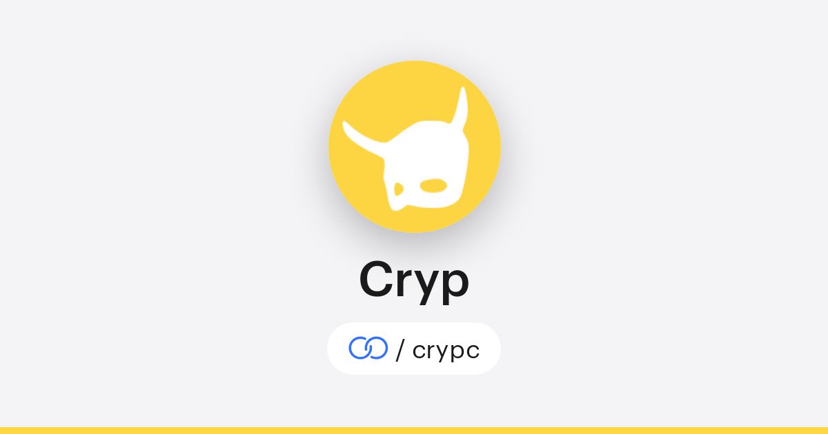 Cryp (/crypc) · solo.to