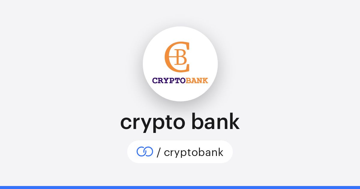 crypto bank (/cryptobank) · solo.to