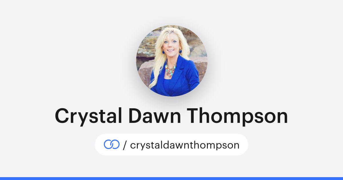 Crystal Dawn Thompson (/crystaldawnthompson) · solo.to