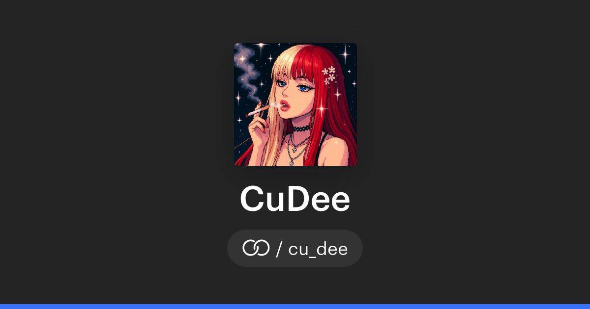 CuDee (/cu_dee) · solo.to