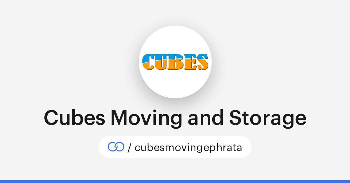 Cubes Moving and Storage (/cubesmovingephrata) · solo.to