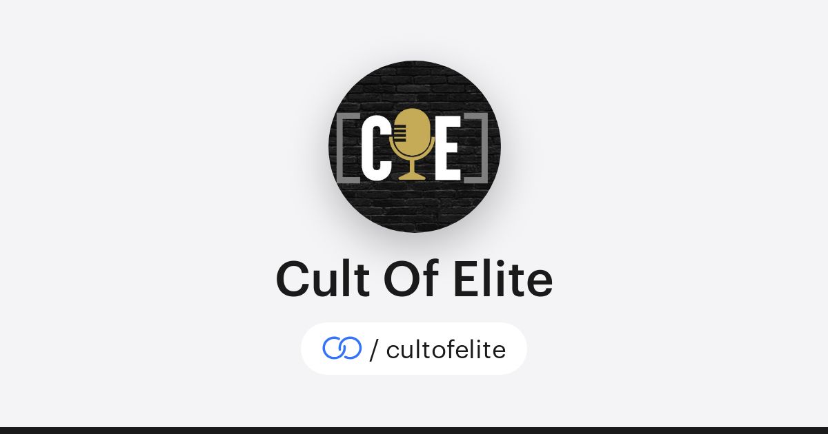 Cult Of Elite (/cultofelite) · solo.to