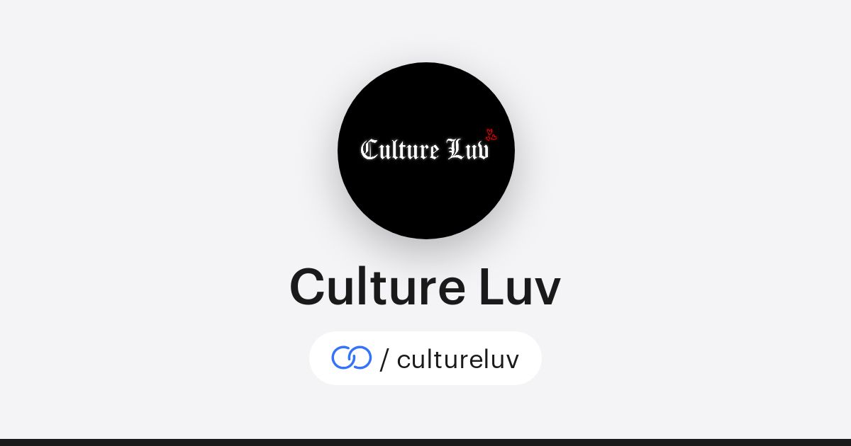 Culture Luv (/cultureluv) · solo.to