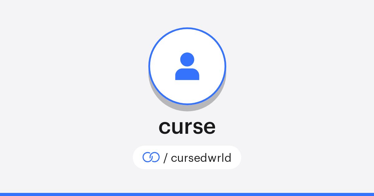 curse (/cursedwrld) · solo.to