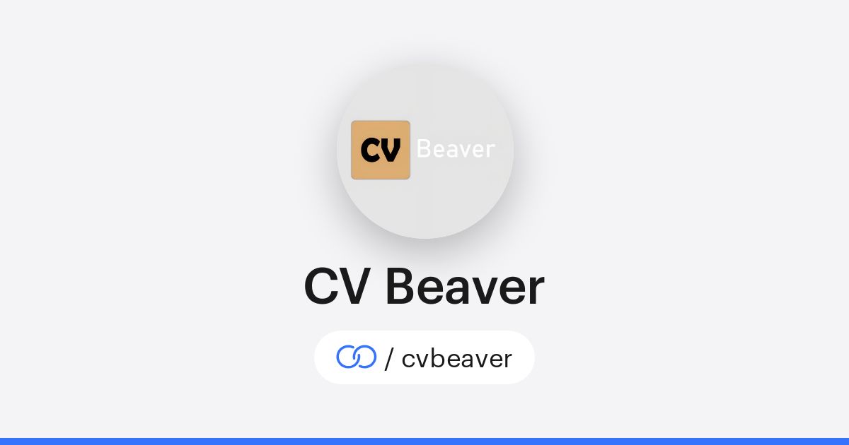 CV Beaver (/cvbeaver) · solo.to