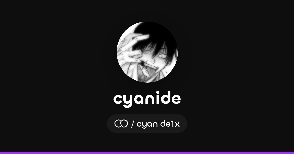 cyanide (/cyanide1x) · solo.to