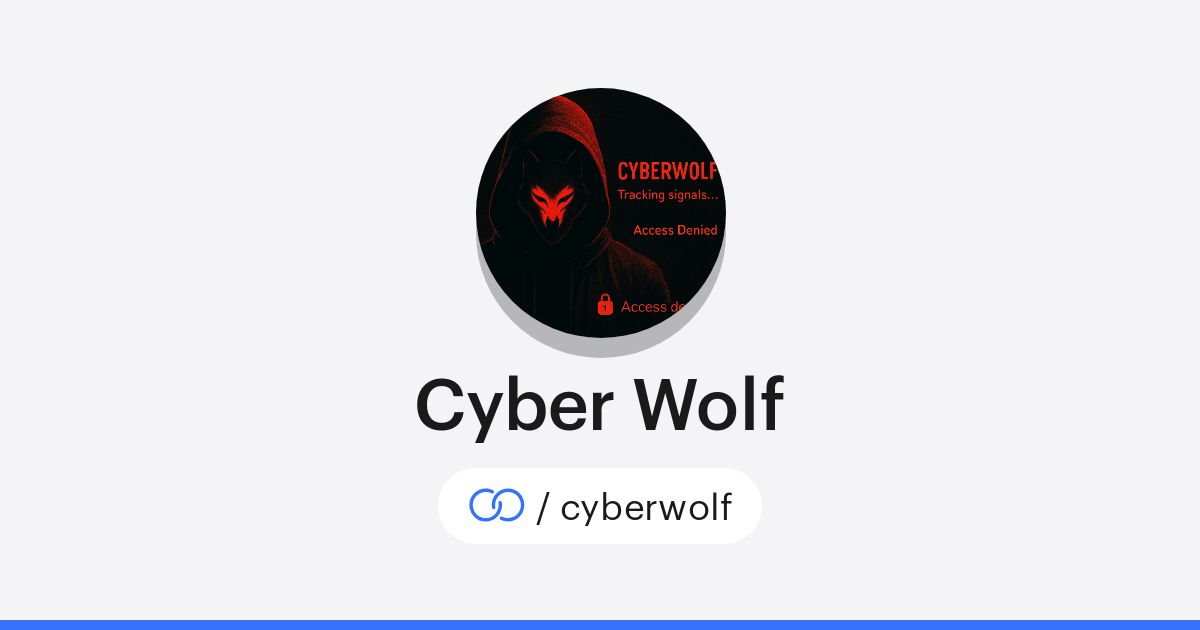 Cyber Wolf (/cyberwolf) · solo.to
