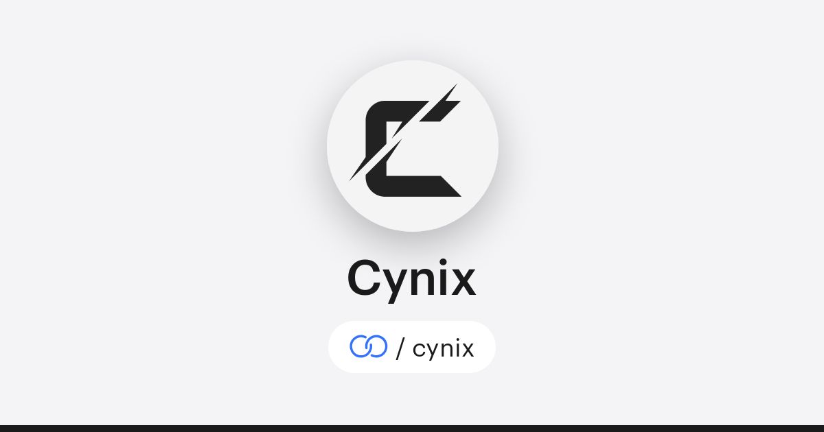 Cynix (/cynix) · solo.to