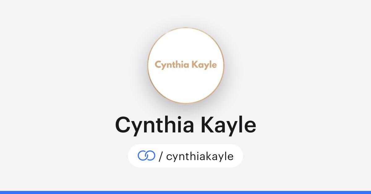 Cynthia Kayle (/cynthiakayle) · solo.to