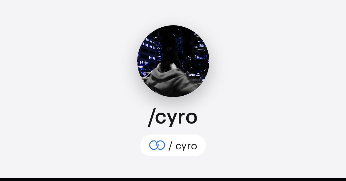 /cyro · solo.to