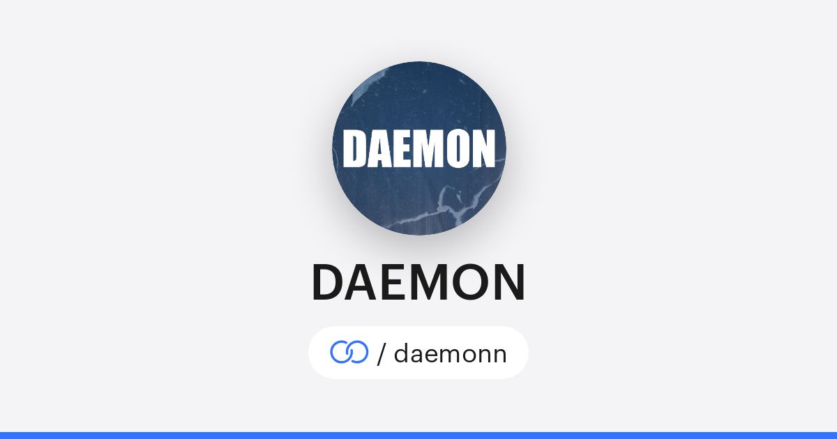 DAEMON (/daemonn) · solo.to