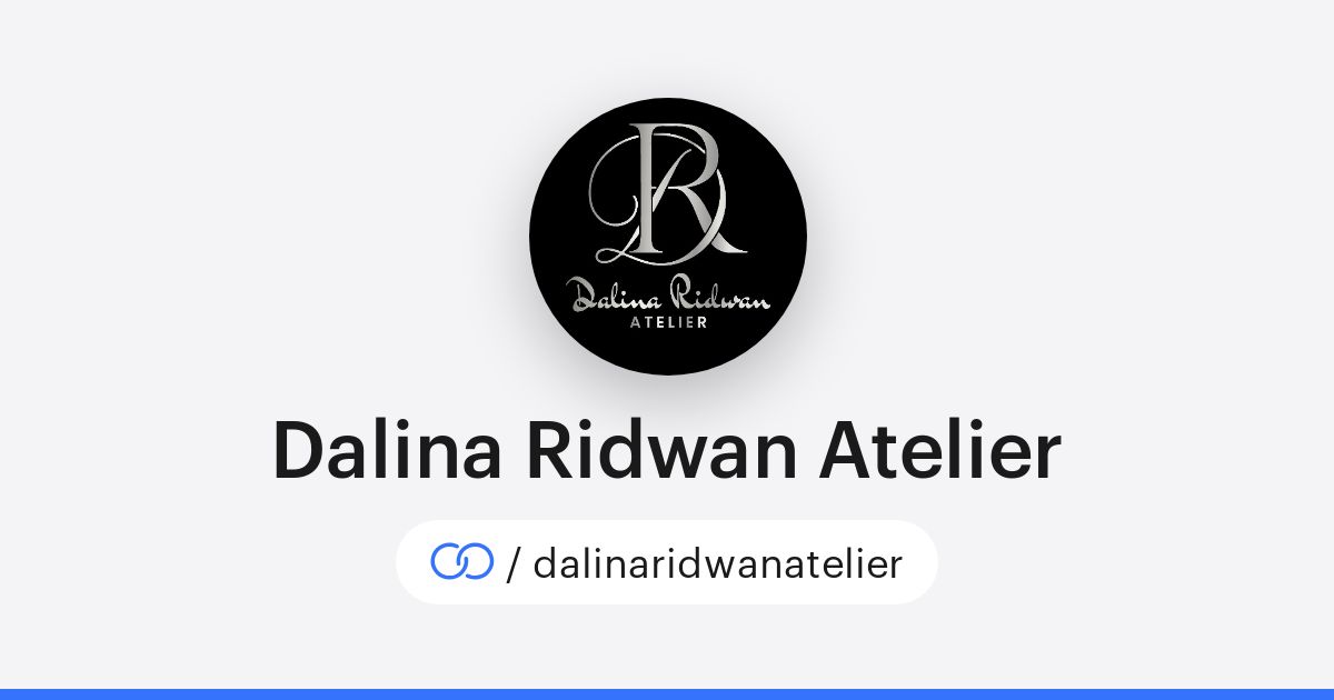 Dalina Ridwan Atelier (/dalinaridwanatelier) · solo.to