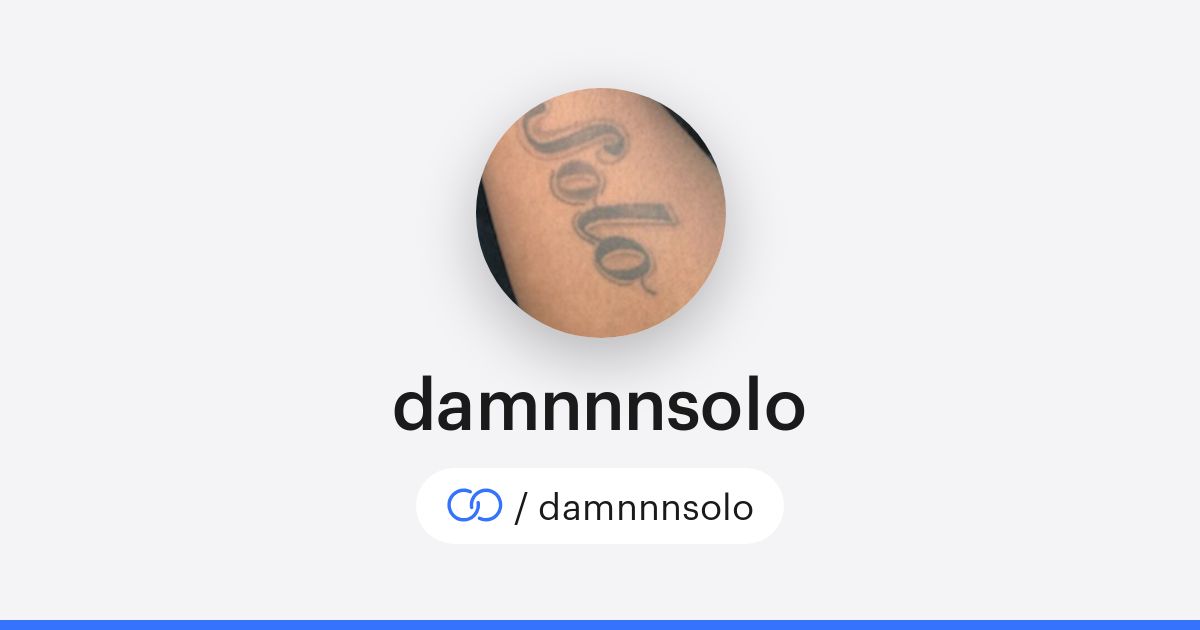 damnnnsolo · solo.to