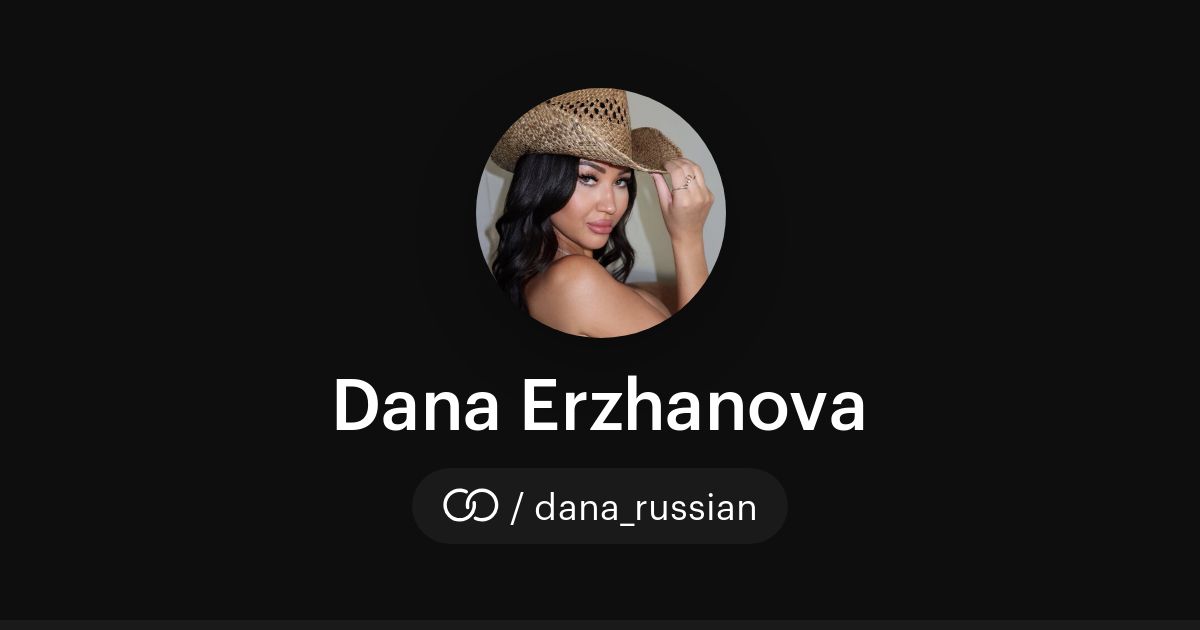Dana Erzhanova (/dana_russian) · solo.to